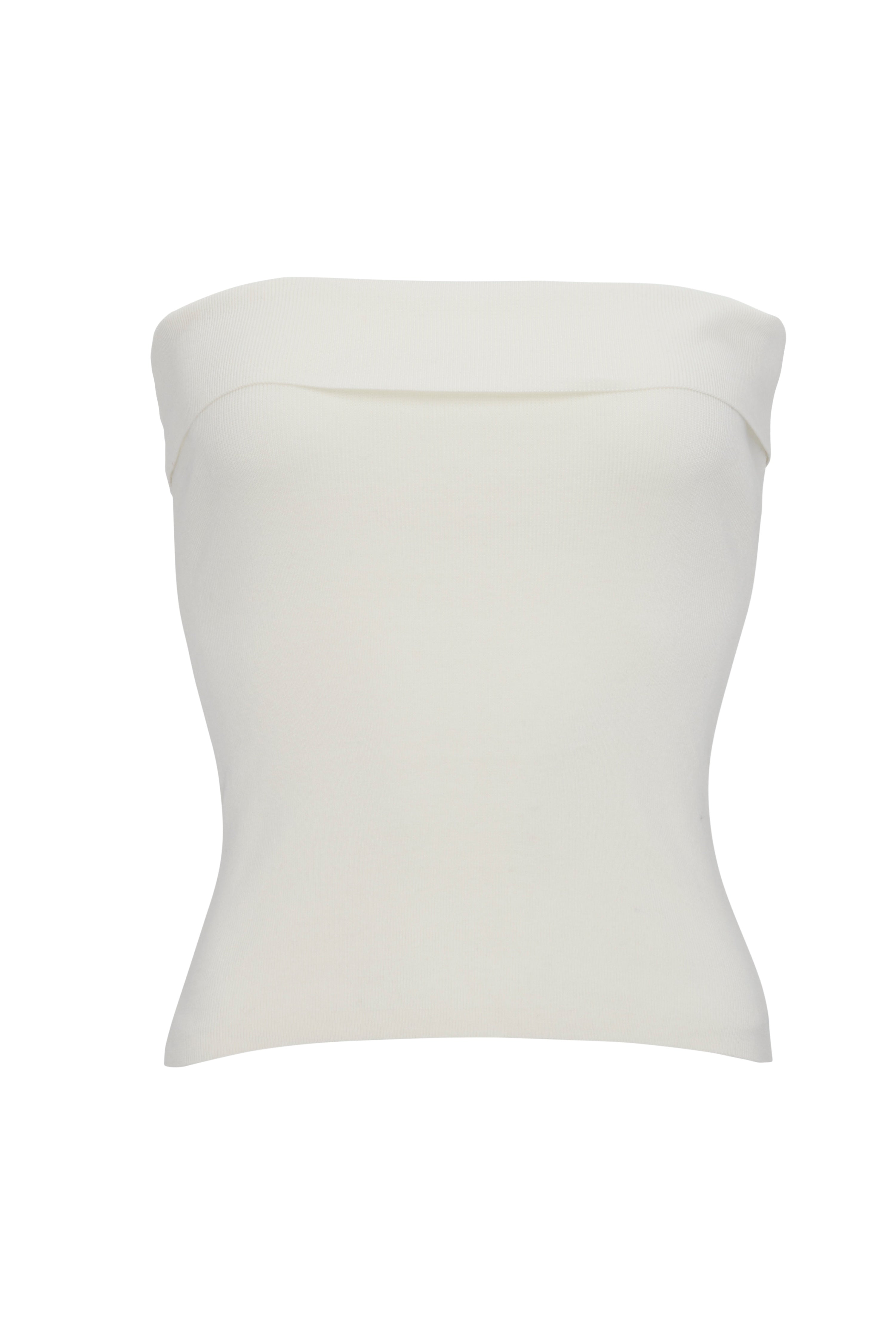 KNIT STRAPLESS TOP - Aya Muse